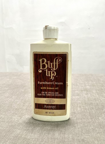 Amway Buff Up Furniture Polish Cream With Lemon Oil Vintage Prop *Read ...