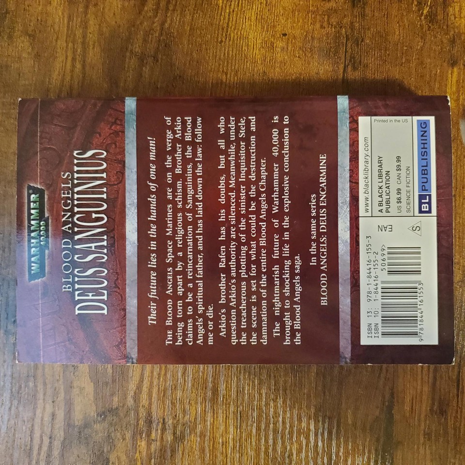 Warhammer 40,000 Blood Angels: Deus Sanguinius by James Swallow | eBay