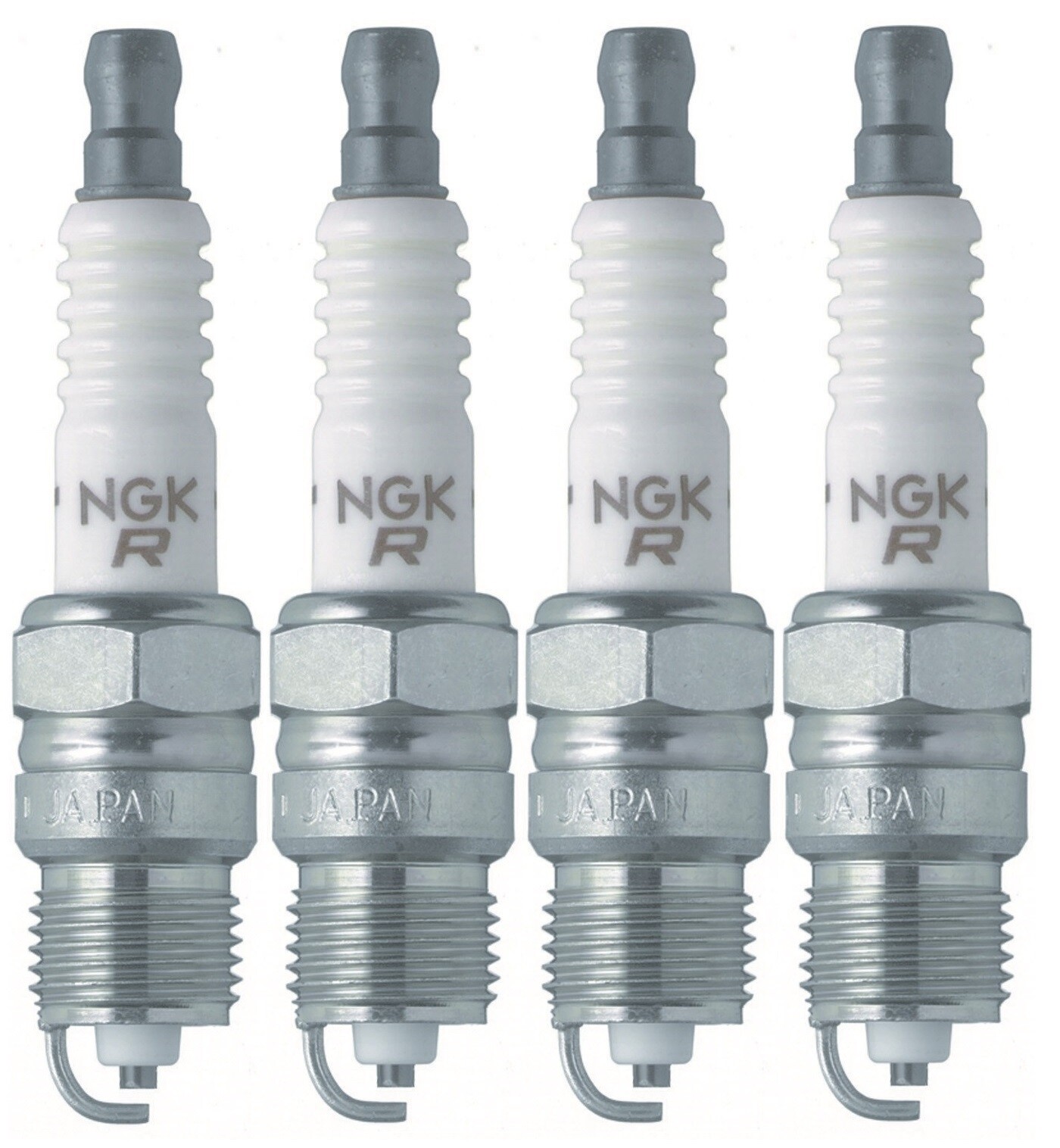 NGK V-Power Set of 4 Spark Plugs Nickel Gap 0.035" 6630 for Chevrolet ...