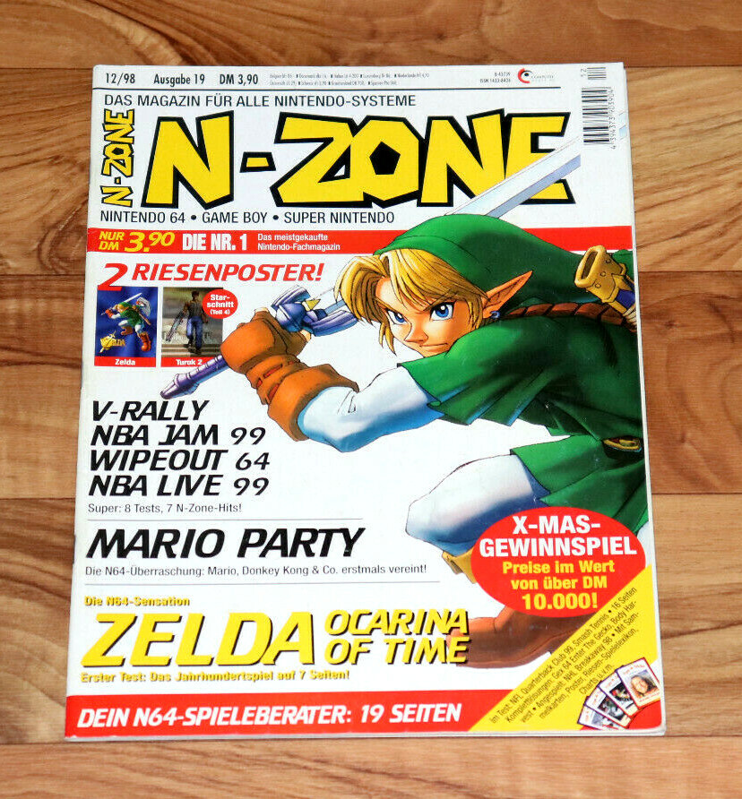 1998 Nintendo 64 Magazine Mario Party Zelda Ocarina of Time Wipeout 64 ...