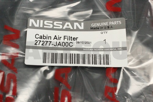 27277JA00C Genuine Nissan FILTER-AIR 27277-JA00C | eBay