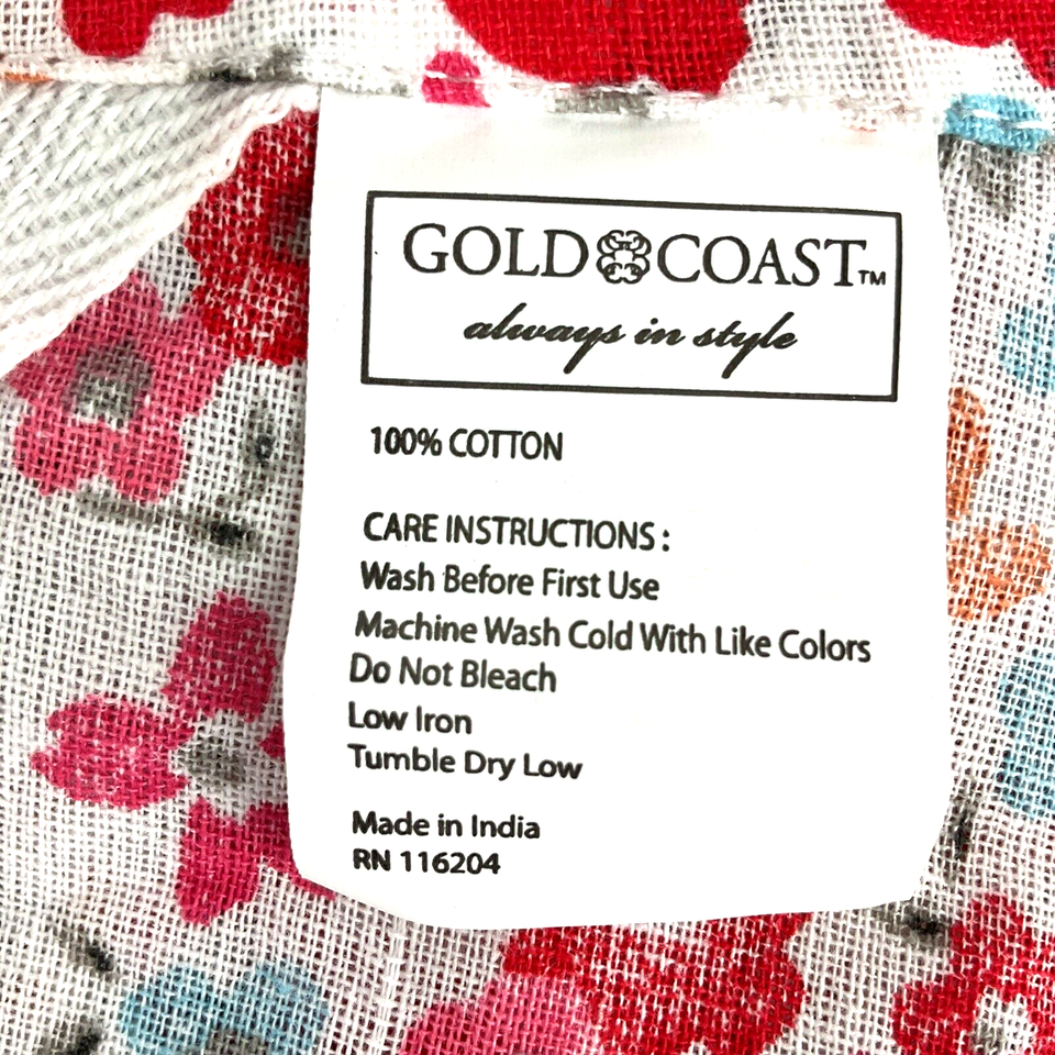 Kitchen Country Calico 1 Oven Mitt 2 Dish Towels Multicolor Cotton | eBay