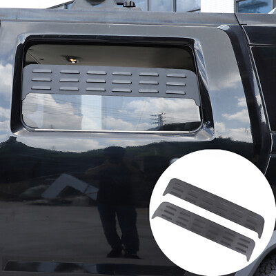 Aluminum Rear Window Ventilator Window Louvre Trim Frame For Hummer H2 ...