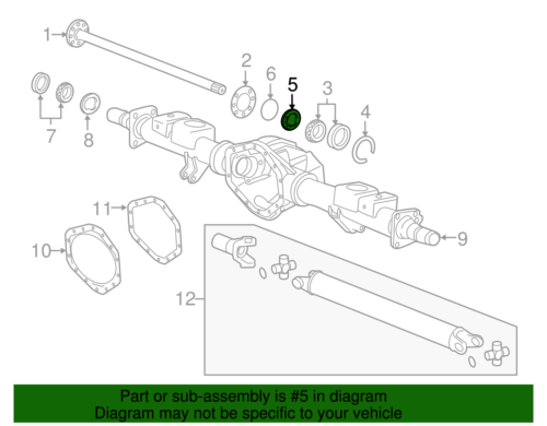 GM Rear Wheel Bearing Adjuster Nut 22793592 | eBay