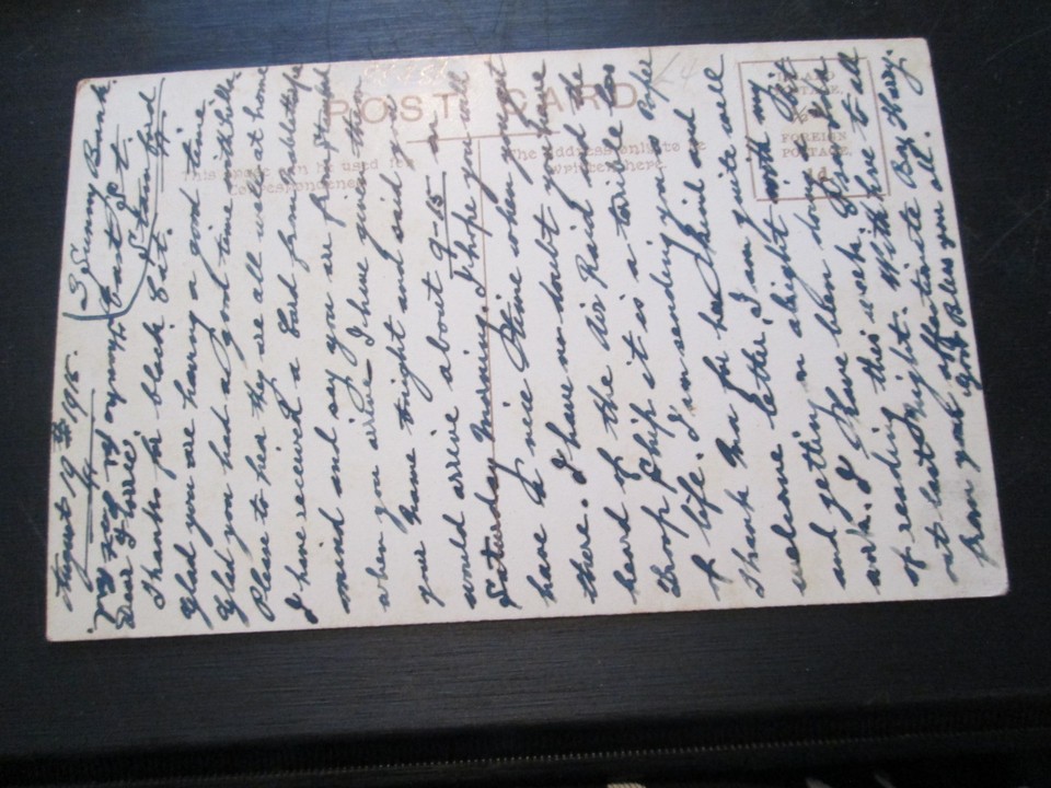 Postcard of Red Hall, Bourne (Lincs) 1915 written but not posted from ...