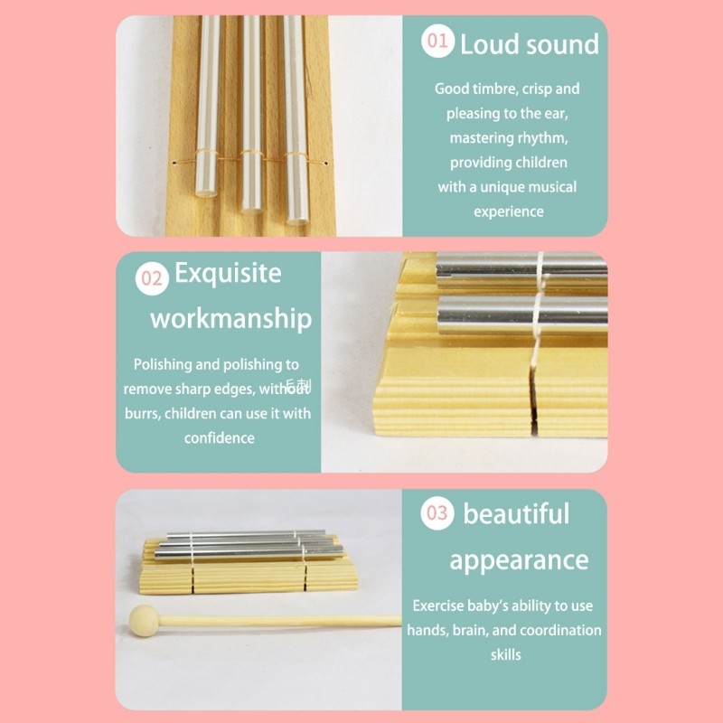 Baby Music Instrument Toy Hand Percussion Instrument Gift for Toddlers ...