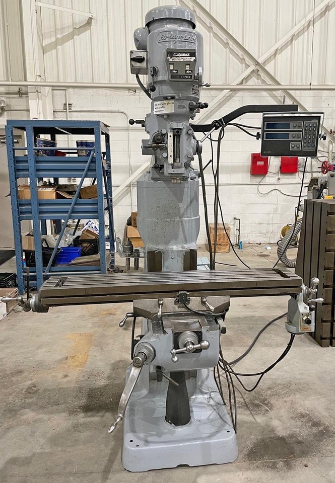 Bridgeport Series I Vertical Milling Machine w/ 7" Riser & Acu-Rite DRO ...