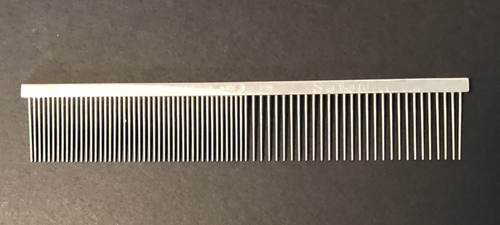 Original Greyhound Safari Metal Comb #187 Belgium 7 1/2" Coarse Fine ...