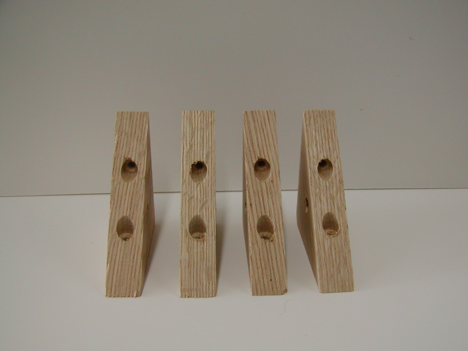 Solid American Oak Cabinet Corner Wood Blocks/Braces (Package of 4 ...