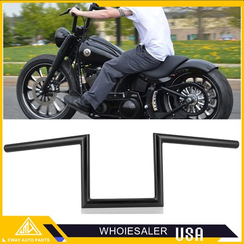 Motorcycle 1" Z-Bar 8" Motorcycle Handlebar Drag Z Bar For Harley ...