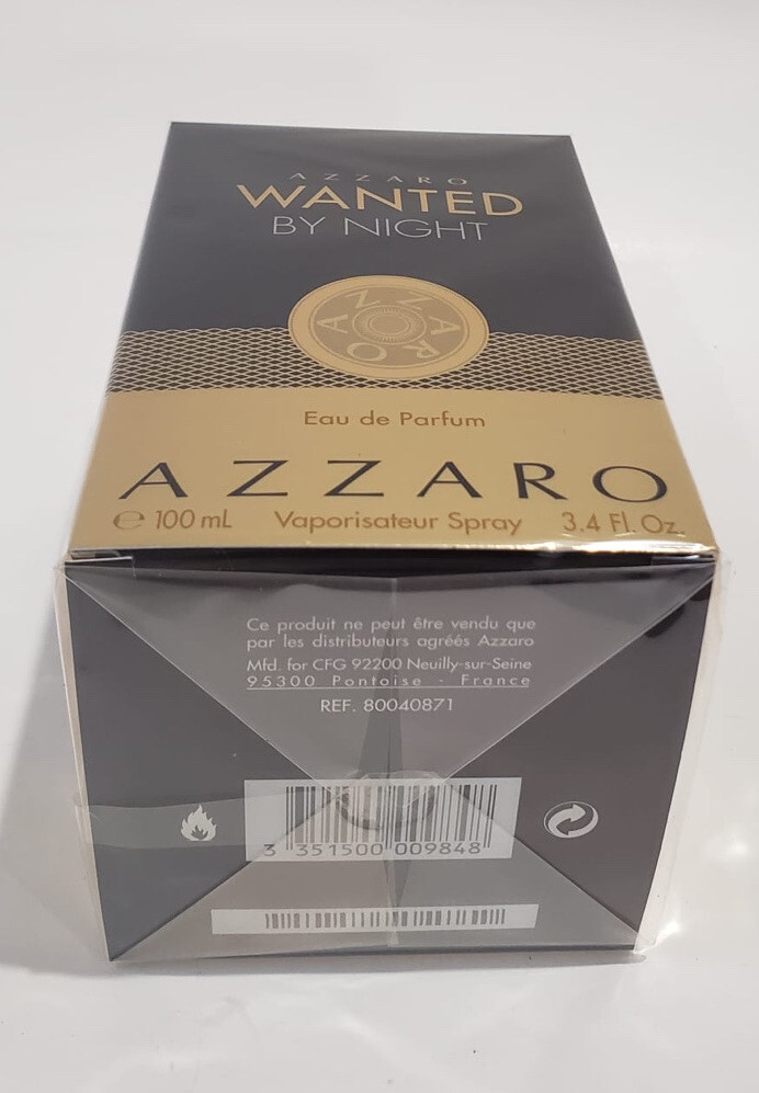 Azzaro Wanted By Night 3.4oz Edp Spray For Men New In Box | eBay