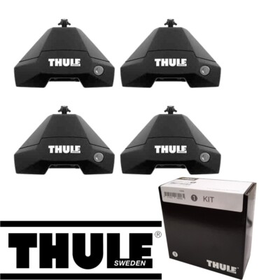 Thule 710500 Evo Clamp Foot Pack & 145424 Fitting Kit, Audi A6 Avant e ...