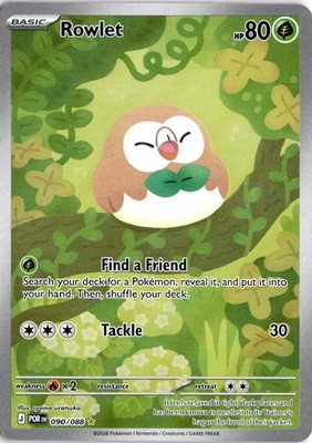 Rowlet 090/088 Pokemon Perfect Order Holo Illustration Rare NM | eBay