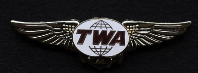 TWA GOLD WING TRANS WORLD AIRLINES LOGO PIN UP TRANS WORLD AIRLINES 747 ...