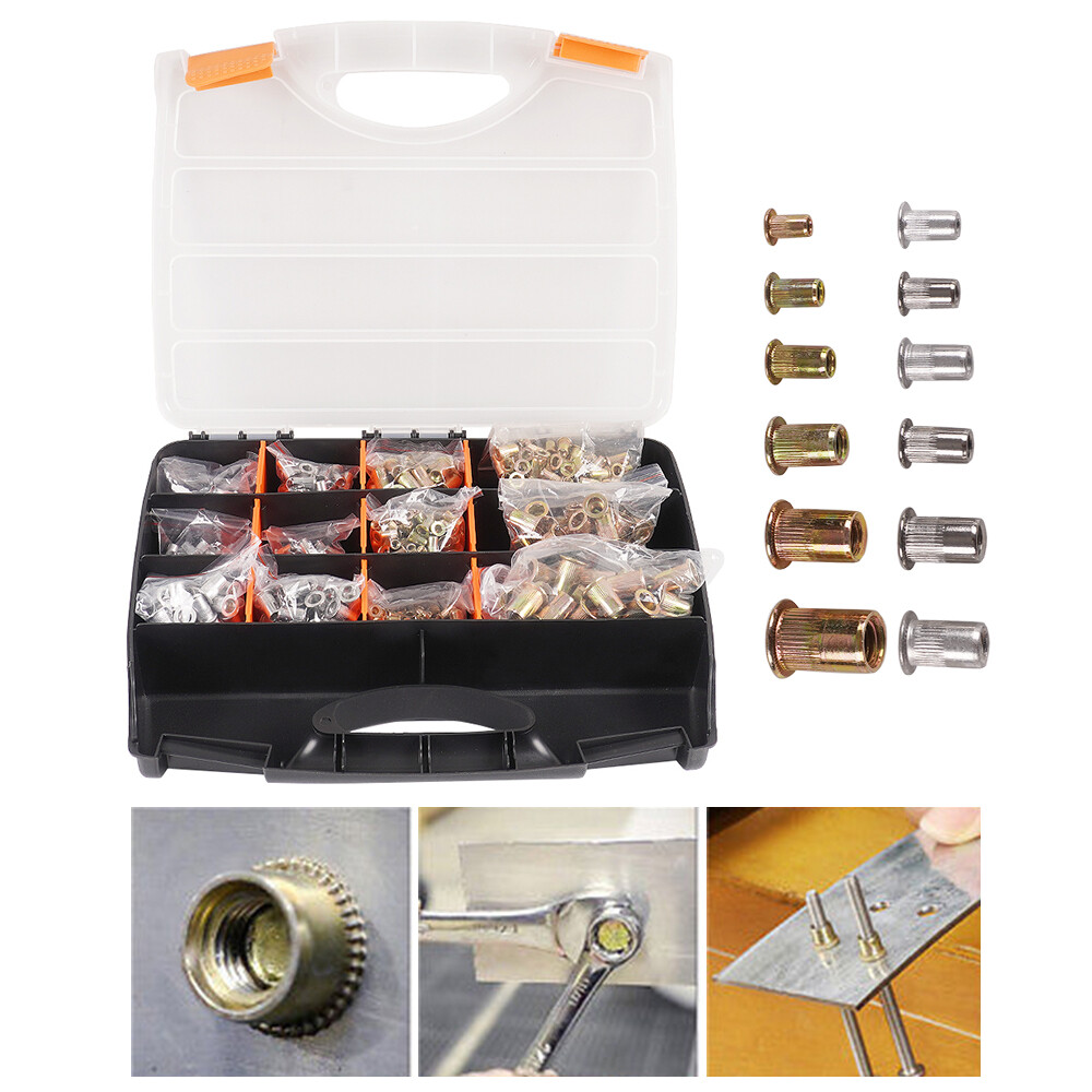 Rivet Gun Kit Rivnut Thread Setting Tool Nut Setter NutSert Metric SAE ...