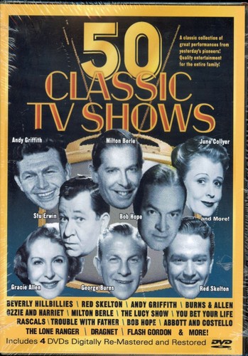 50 CLASSIC TV SHOWS (DVD) 50 EPISODES OF 18 DIFFERENT SHOWS - NEW! | eBay