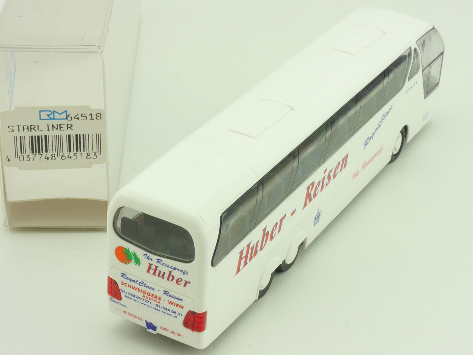 Rietze 64518 Neoplan Starliner Huber Reisen Royal Class Bus OVP SG 1604 ...