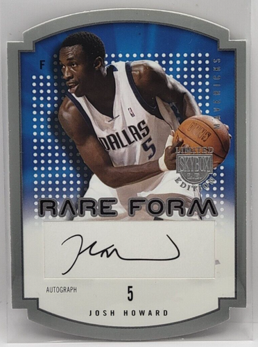 03-04 Skybox L.E. Rare Form Josh Howard Rookie Auto #181/880 (Dallas ...