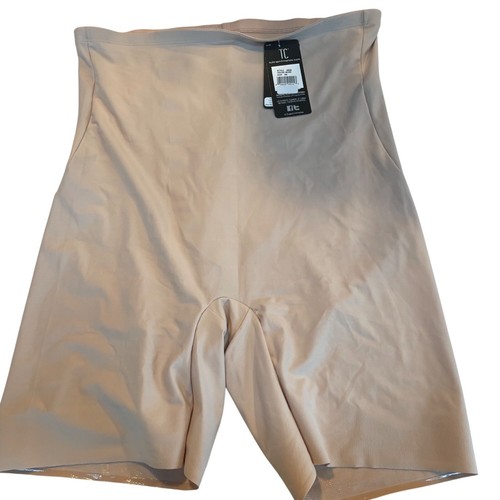 TC Fine Intimates Hi Waist Thigh Slimmer Shapewear Tan Beige Nude Sz 4X ...