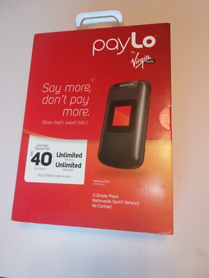 Samsung Entro SPH-M350 - Black Cellular Phone NEW! | eBay