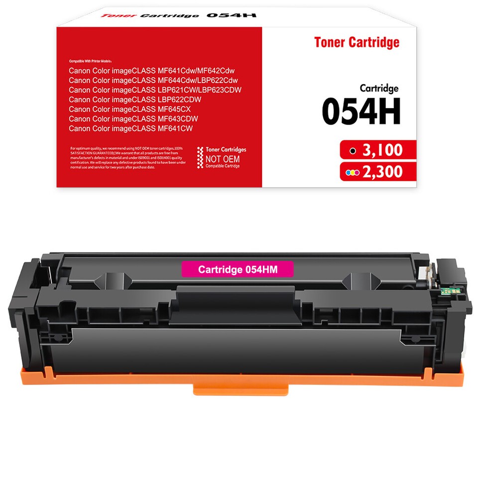 Toner Cartridge for Canon 054 H Toner Imageclass MF641C MF644cdw ...