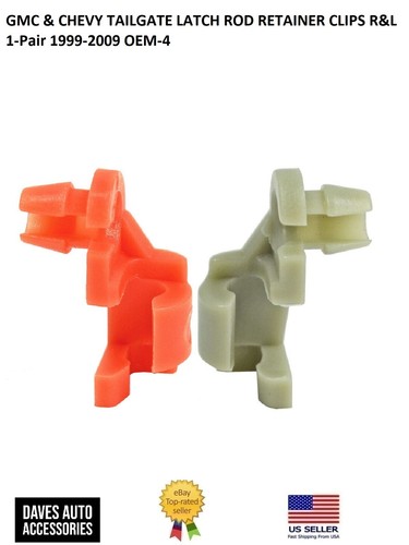 Tailgate Handle Rod Clip RH-LH Side Fits 1999-2009 GMC & CHEVY Selected ...