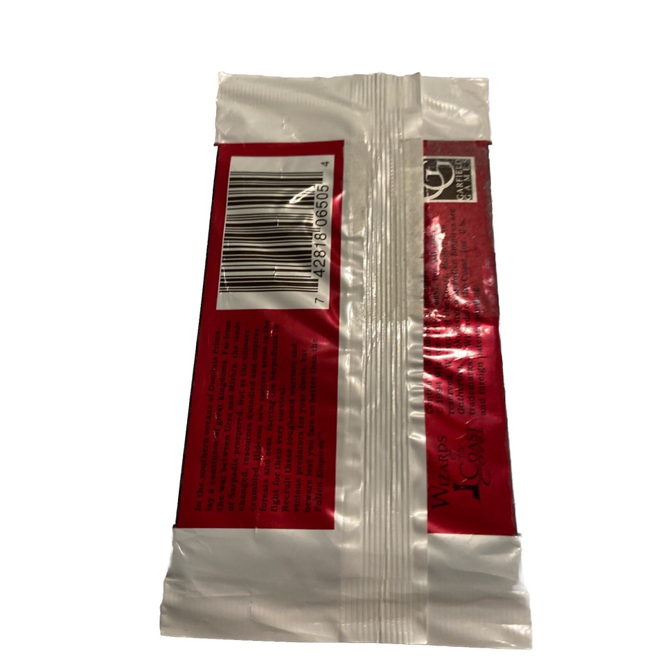 1994 Factory Sealed Magic the Gathering Fallen Empires Booster Pack MTG ...