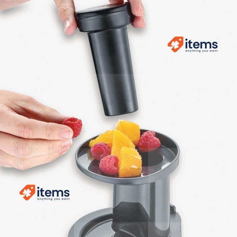 Severin Multi - Purpose Electric Juicer Brushed Stainless Steel Black ...