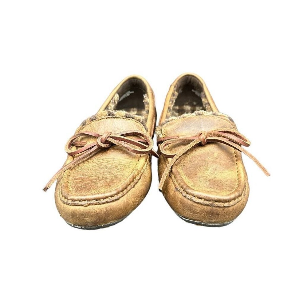 Born Concept Women's SZ 8 NWB Alfreda Brown Driving Moccasin Plaid ...