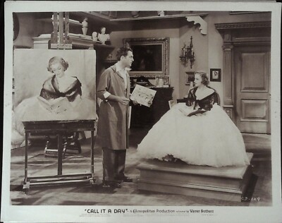 Call It a Day 8 x 10 Still 1937 Walter Woolf King paints Olivia De ...