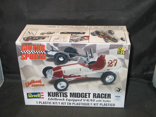 REVELL KURTIS MIDGET RACER MOTOR SPORTS 2010 NOS SEALED 112 PARTS ...
