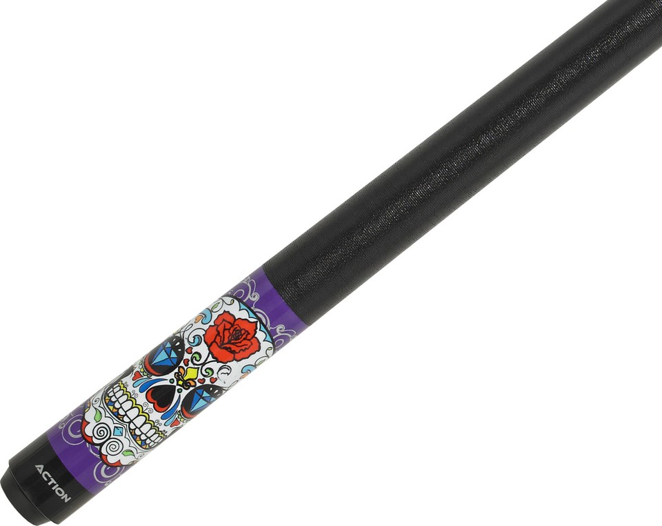 Action Calavera CAL04 Sugar Skull, Heart & Flower Design Pool/Billiard ...