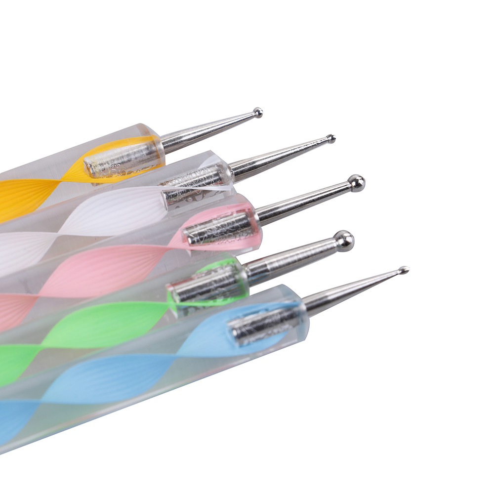 5pcs Ball Stylus Dot Painting Tools for Mandala Rock Art Polymer Clay ...