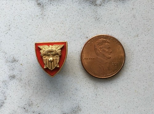VINTAGE WW2 ERA ENAMEL MILITARY LAPEL PIN AMERICAN ORDINANCE ...