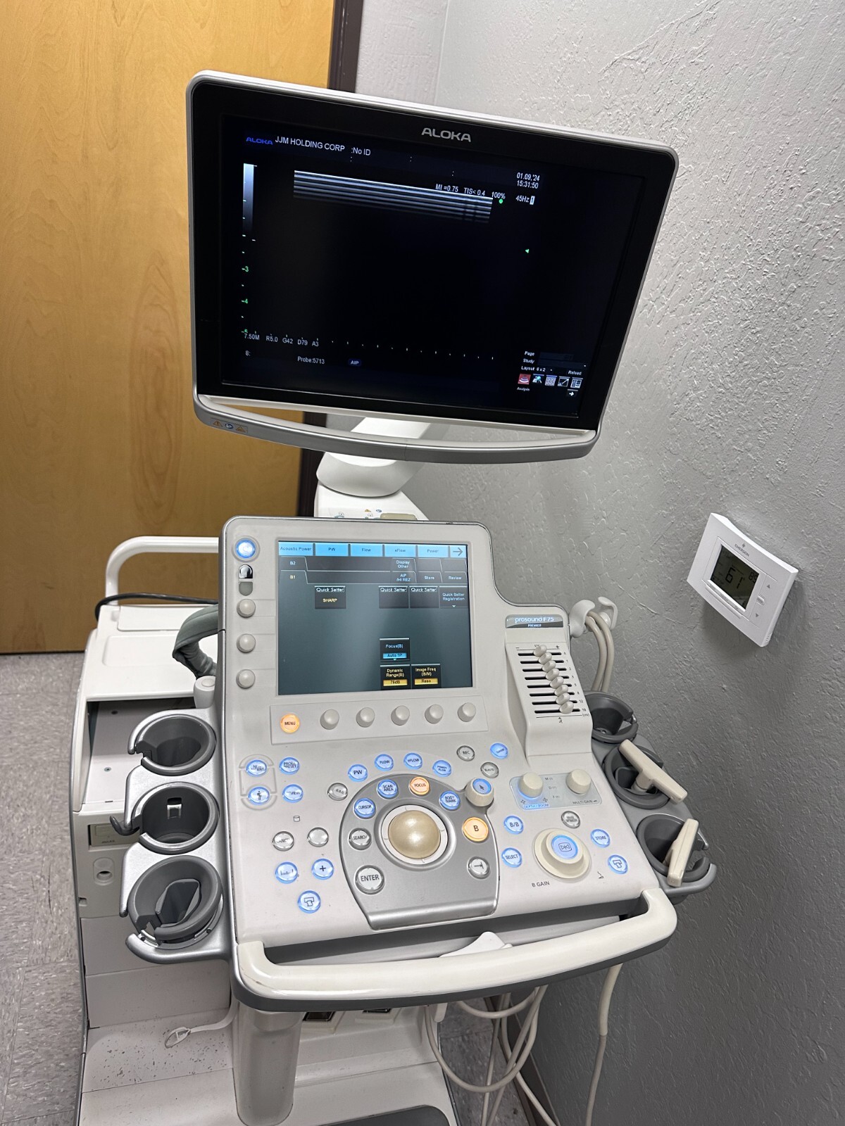 ALOKA PROSOUND F75 PREMIER ULTRASOUND SYSTEM | eBay