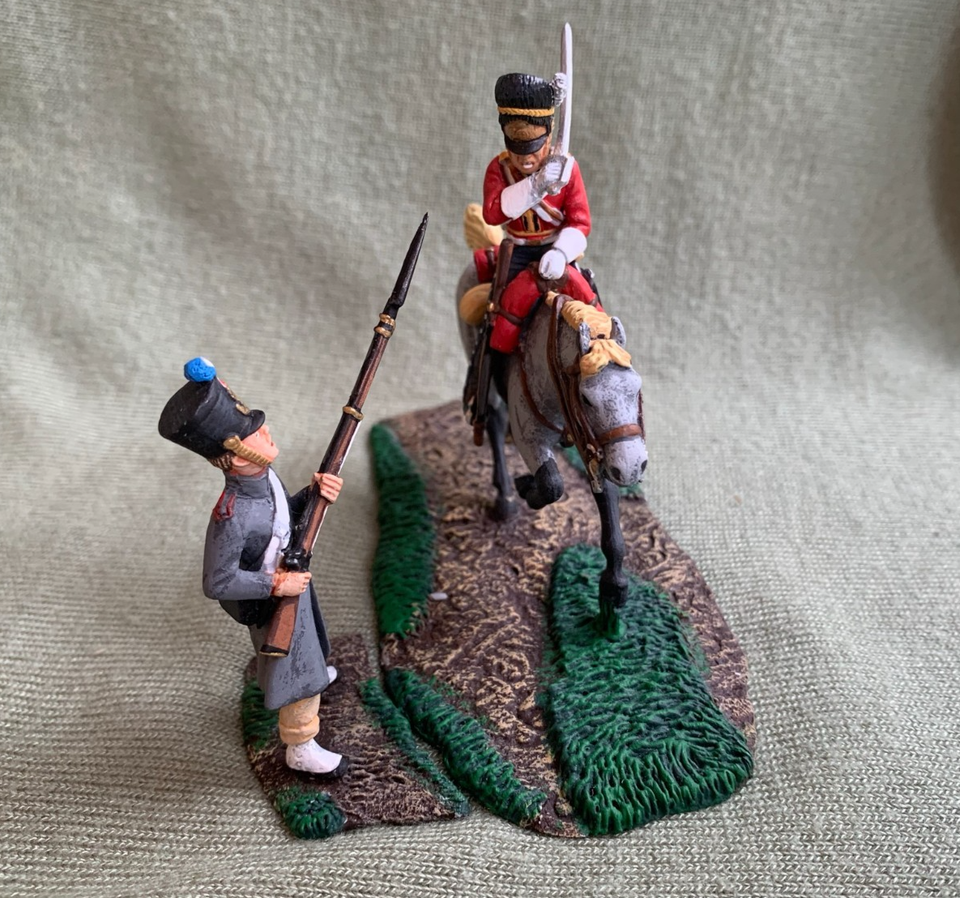 MARTIN TABONY Napoleonische, Scots Greys bei Waterloo, echte 1:32, 2 ...