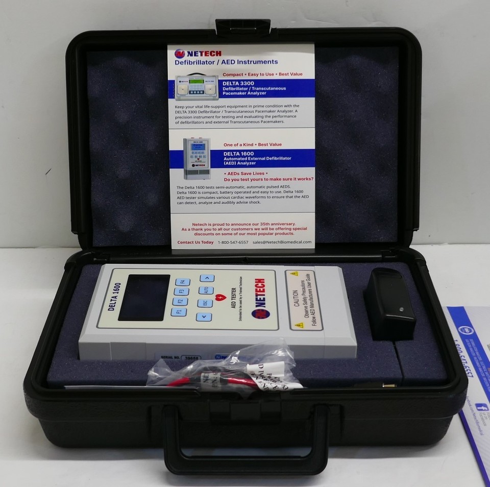 NeTech Delta 1600 Automated External Defib Analyzer | eBay