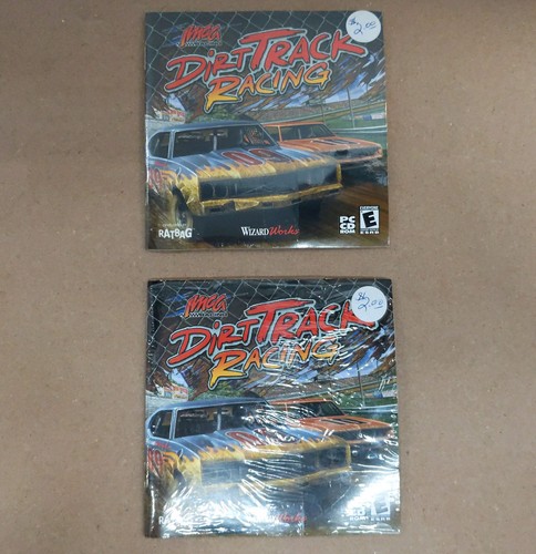 (2) Dirt Track Racing ~ Retro Racing Game PC CDROMs ~ RATBAG ~ Sealed ...