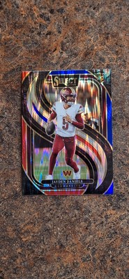 2024 Select Jayden Daniels Premier RC Red and Blue Prizm Shock #112 ...