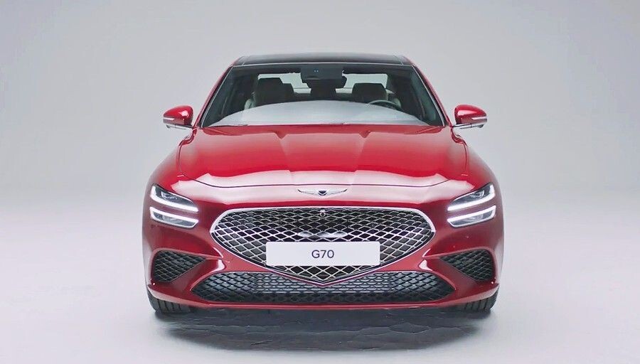 2021+ Genesis G70 Genuine OEM Wings Logo Front Carbon Emblem Badge ...