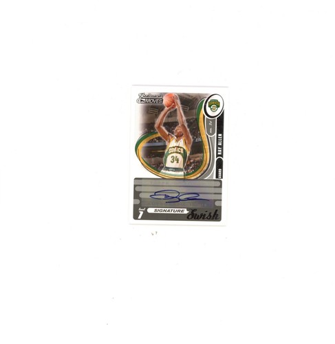 2007 Topps Ray Allen Signature Swish Silver Autograph #64/75 Tough Card ...