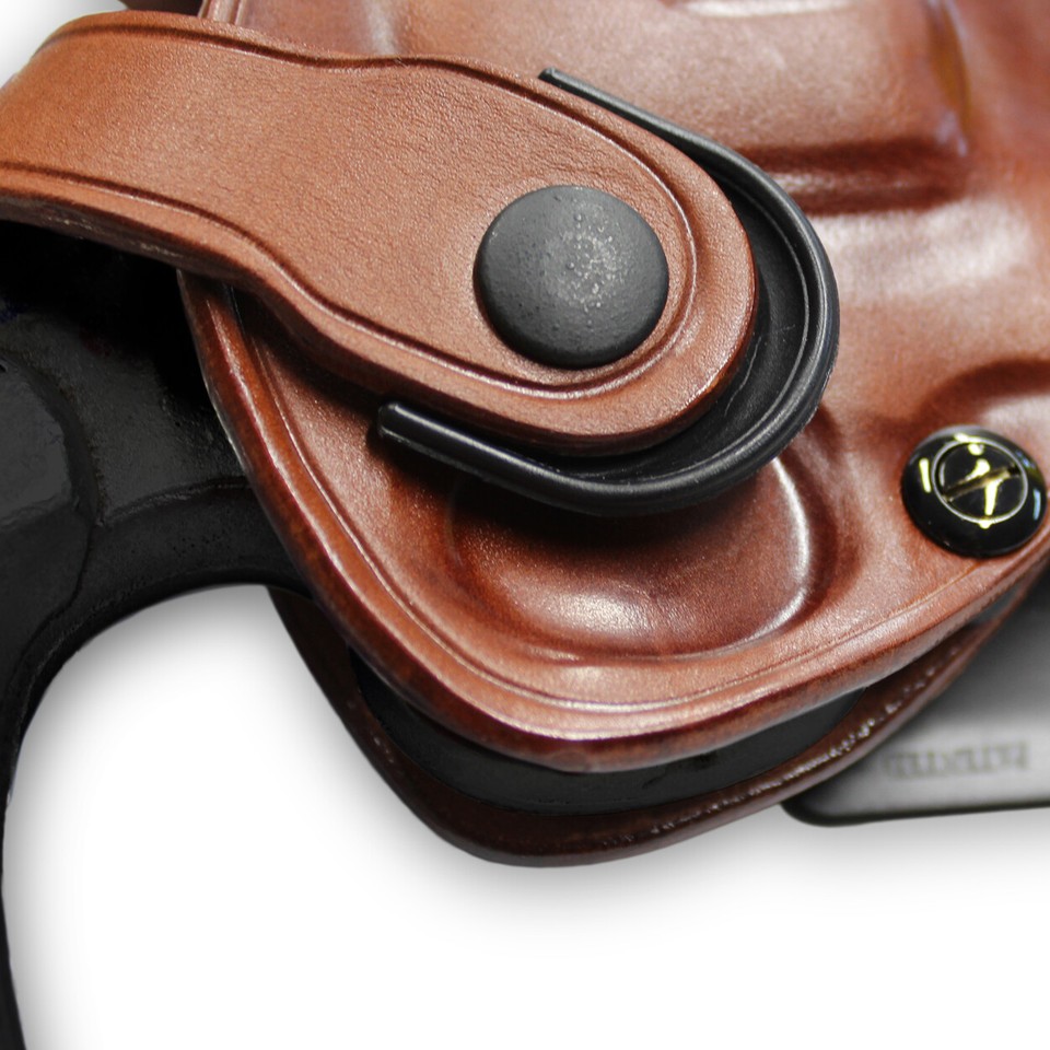 Leather OWB Paddle Holster Fits, Colt Python 357 Mag Revolver 6" Barrel ...