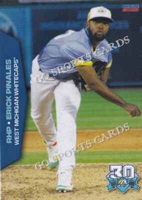 2023 West Michigan Whitecaps Erick Pinales RC Rookie Tigers Minor League DR | eBay