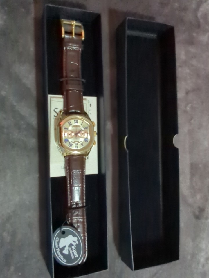 Brand New! Stauer Mens Watch! Never Taken Out Of Case! Very Nice! | eBay