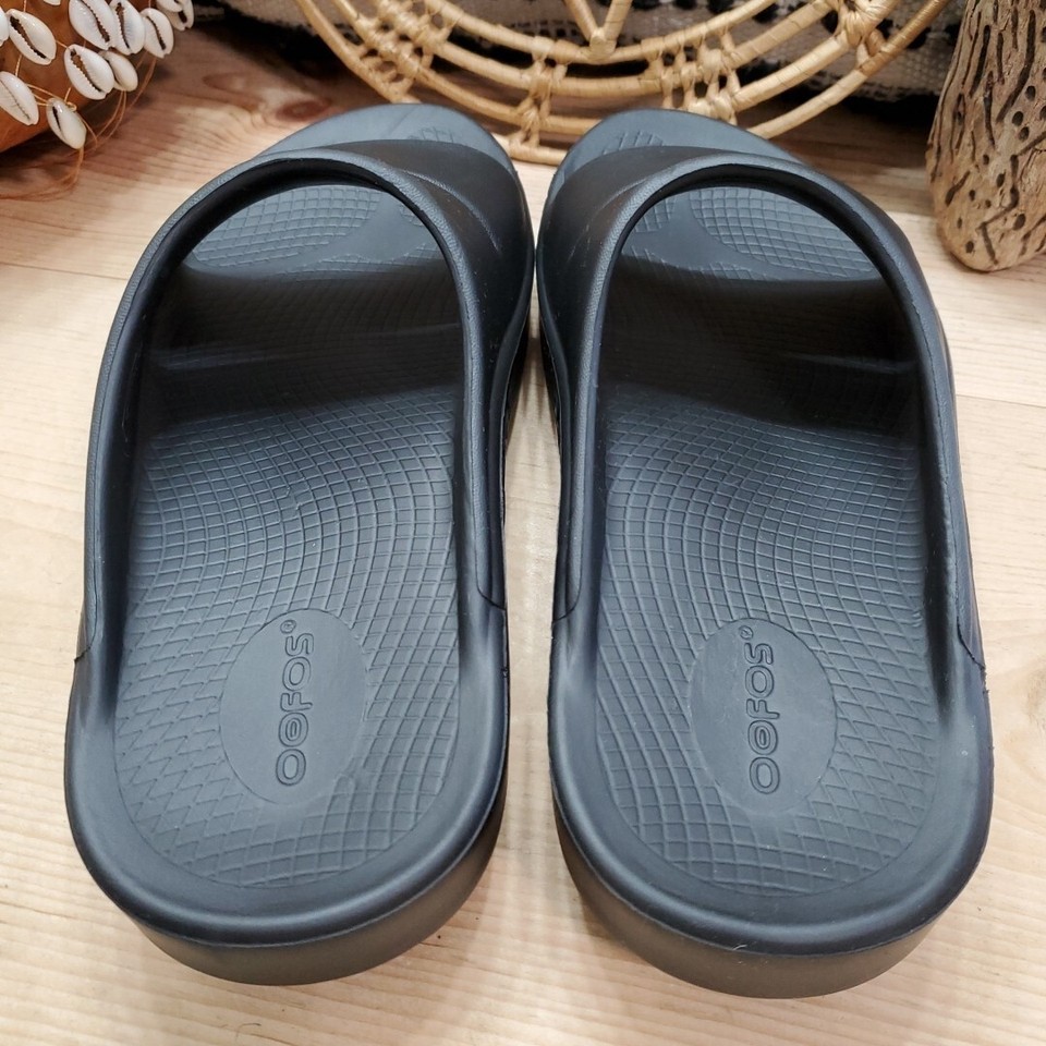 OOFOS Unisex W10/M9/41 Ooahh Luxe Sport Recovery Slide Sandals Matte ...