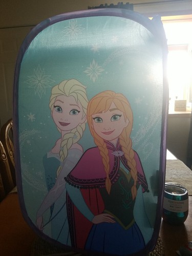 Disney Frozen, LAUNDRY HAMPER POP UP FOLDABLE MESH WASHING CLOTHES ...