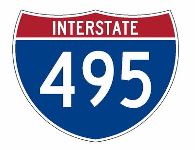 Interstate 495 Sticker R2336 Highway Sign Road Sign | eBay