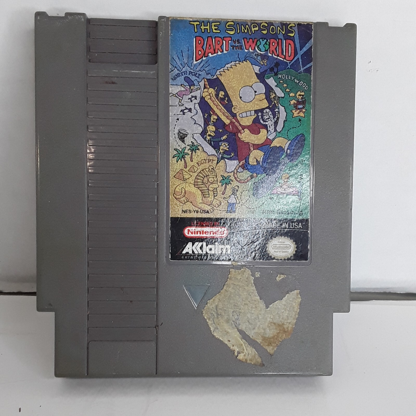 The Simpsons: Bart vs. the World (Nintendo Entertainment System, 1991) 21481105053 | eBay