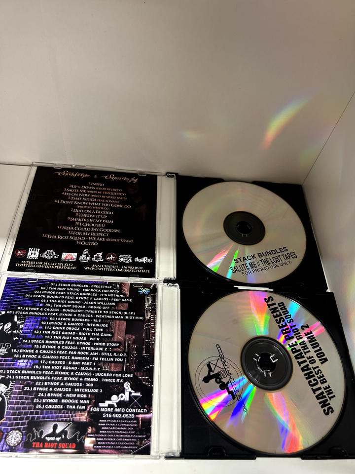2x Rare Stack Bundles Desert Storm Riot Squad NYC Promo Mixtape Mix CD ...
