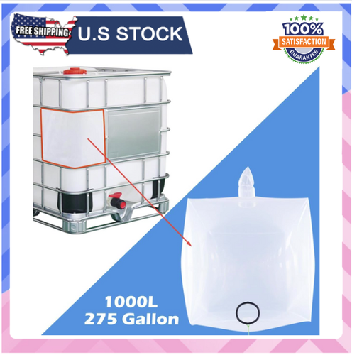 IBC Tote Cove, 275 Gallon IBC Water Storage Barrel Liner Bags,1000 ...